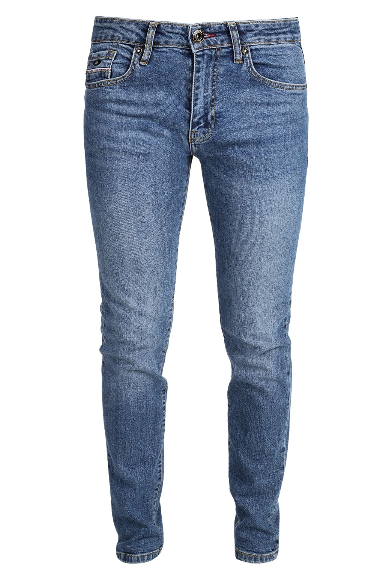 Jeans Uomo RIFLE Slim Fit – Denim Vita Media – DRESSERD